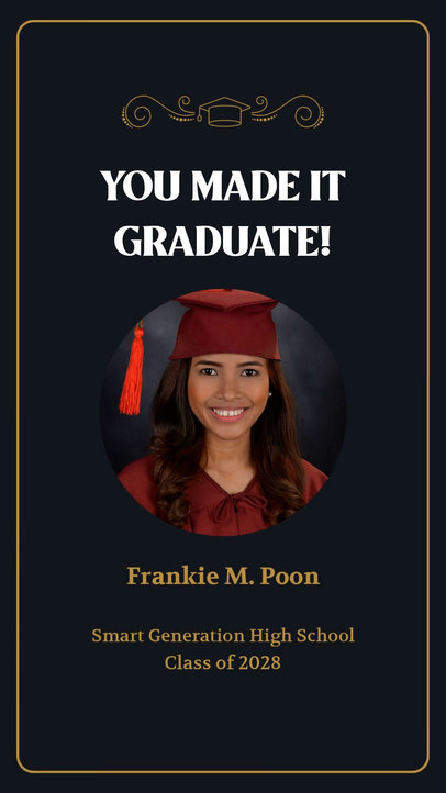 Placeit - Graduation-Themed Instagram Story Video Maker With a ...